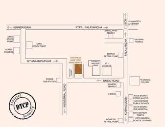 Sri Balaji Infra Projects Balaji Lake View Apartments Map - Palwancha ...