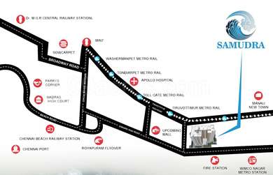 The Agarwal Group The Agarwal Samudra Map - Tondiarpet, Chennai North ...