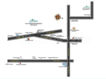 The Creative Homes Builders TCH Garden Residency Map - Kadugodi ...