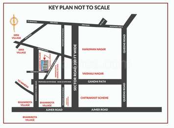 The Crown Group The Crowns Vaishali Jewels Map - Vaishali Nagar, Jaipur ...