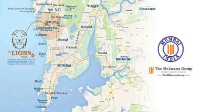 The Makwana Group Makwana The Lion Park Map - Oshiwara, Mumbai Andheri ...