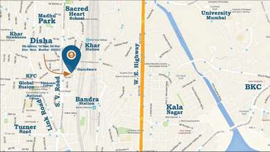 Level 6 Builders and The Makwana Group Disha Apartments Map - Khar West ...