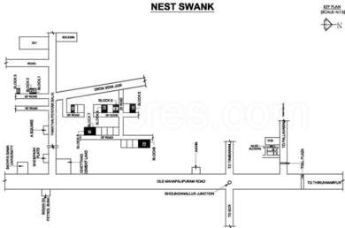 The Nest Builders The Nest Swank 10 Map - Sholinganallur, Chennai ...