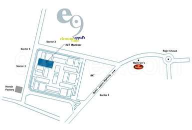 Uppal Builders Uppals Element 9 Map - Sector 2 Imt Manesar, Gurgaon ...