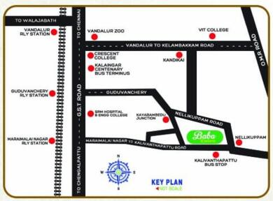 Thirumal Housing And Properties Thirumal Baba Enclave Map - Maraimalai Nagar, Chennai South ...