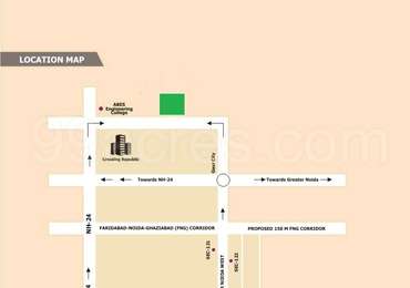 Times Infratech Times Apna Ghar Map - Shahberi, Greater Noida Location Map
