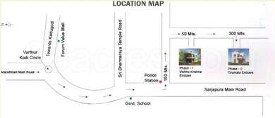 Tirumala Group Bangalore Tirumala Enclave Map - Varthur, Bangalore East ...