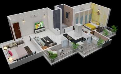 1 RK Flat Flats for rent in Tirupati Nakshatra Marunji Pune - 320 Sq ...