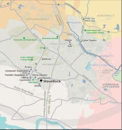 Tishman Speyer Tishman Waverock Map - Nanakramguda, Hyderabad Location Map