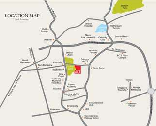 TMR Infratech TMR Marvel Map - Kompally, Secunderabad Location Map