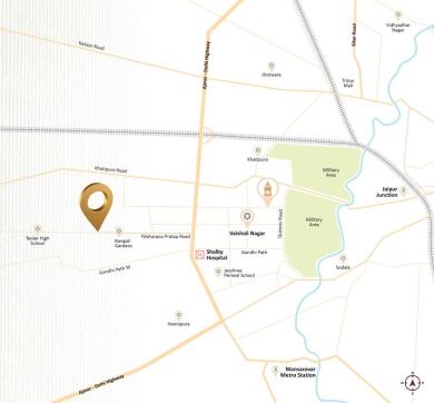 Kuldhara Builder and Developers Royal Retreat Map - Vaishali Nagar ...