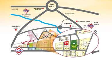 Today Royal Group Today Royal Elisium Map - Karanjade, Navi Mumbai ...