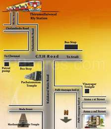 Tower Tech Designers TTD Ragosundar Flat Map - Thirumullaivoyal ...