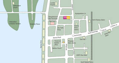 Travancore Builders Travancore Twingle Office Apartments Map ...