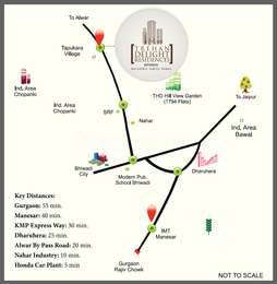 Trehan Builders Trehan Delight Residences Map - Alwar Bypass Road ...