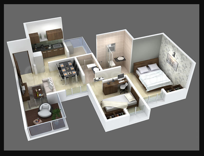 Triaa Housing and Garg Spaces Triaa Hillome Floor Plan - Lohegaon, Pune