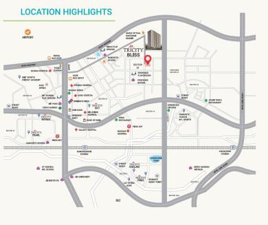 Tricity Realty Tricity Bliss Map - Ulwe, Navi Mumbai Location Map
