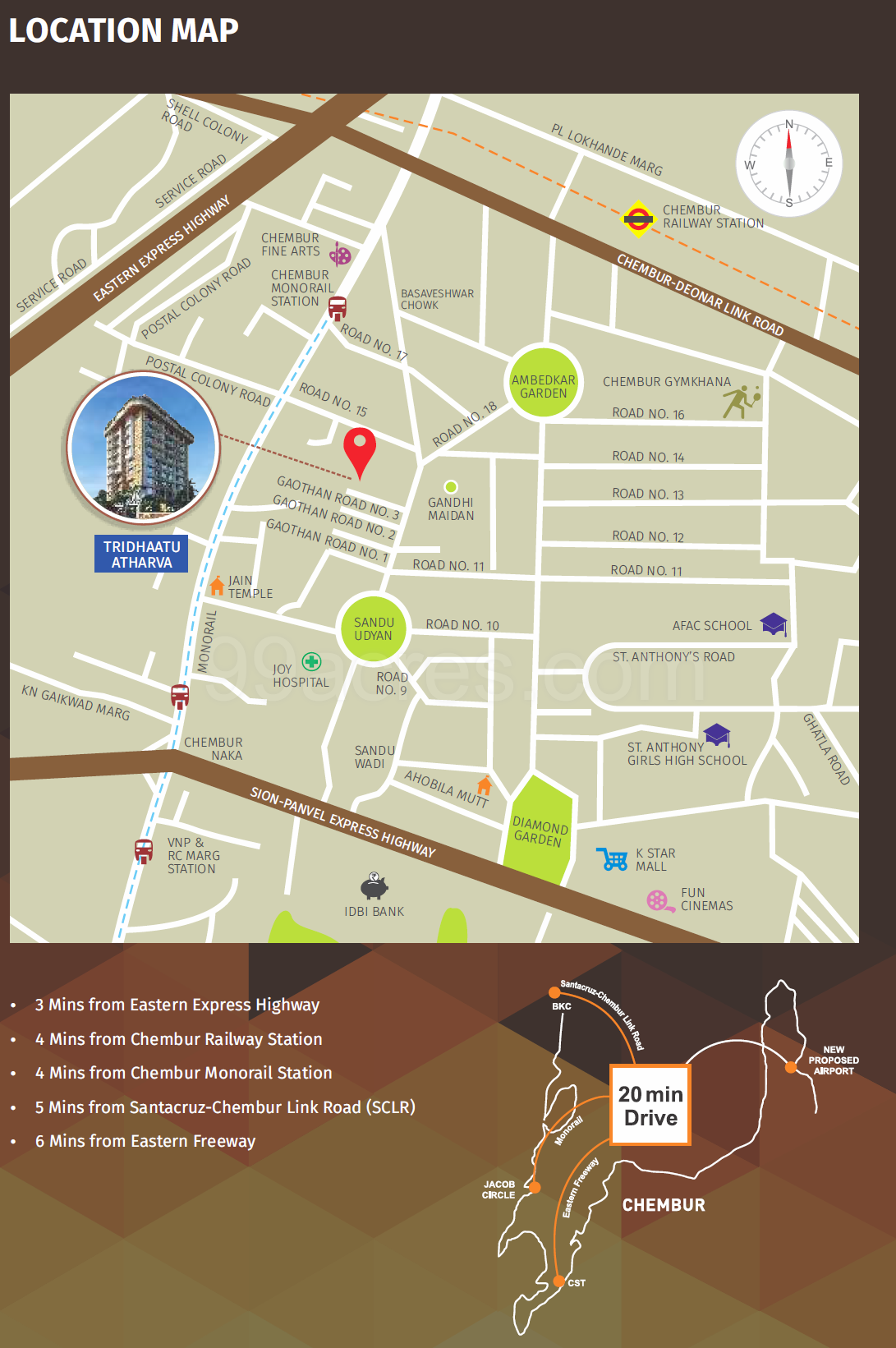 Tridhaatu Atharva Mumbai Harbour, Chembur Gaothan | Price List ...