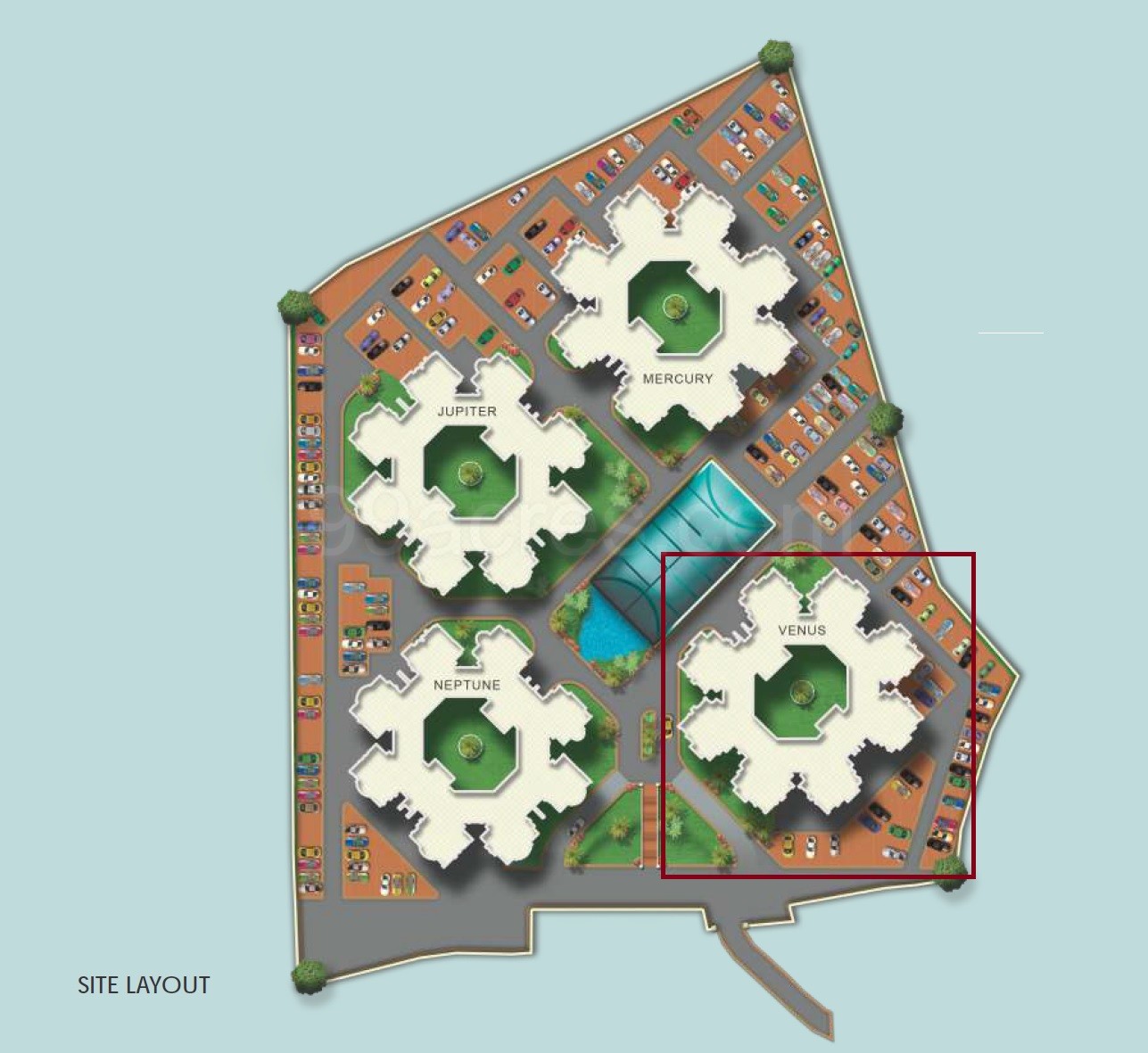 Trinity Builders Trinity Venus Floor Plan - Trinity Venus Kakkanad Kochi