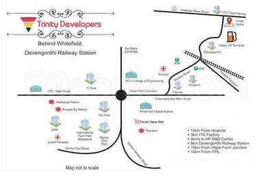 Trinity Developers Bangalore Trinity Enclave Map - Malur, Kolar ...