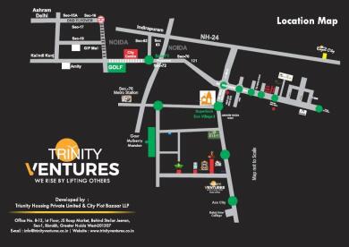 Trinity Ventures Trinity Primus Map - Sector 10 Greater Noida West ...