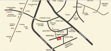 Tripura Constructions Builders Tripura Residency Map - Manikonda ...