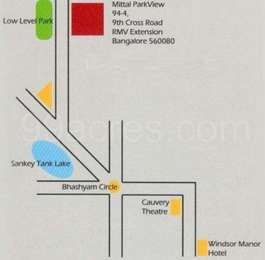 Trishul Developers Trishul Mittal Parkview Map - RMV Extension, Bellari ...