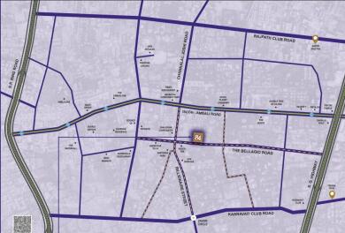 Triveni Infrabuild Triveni 84 Map - Ambli, Ahmedabad Location Map