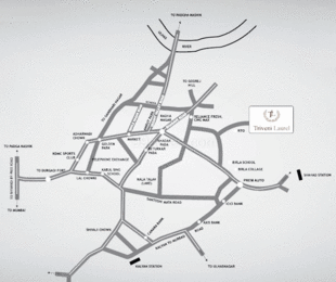 Triveni Group Triveni Laurel Map - Gauripada, Mumbai Location Map