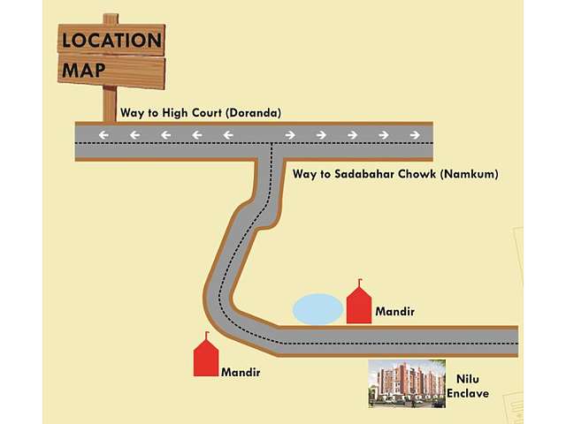 Triveni Nilu Enclave Ranchi, Namkum Resale Price List, Brochure, Floor ...