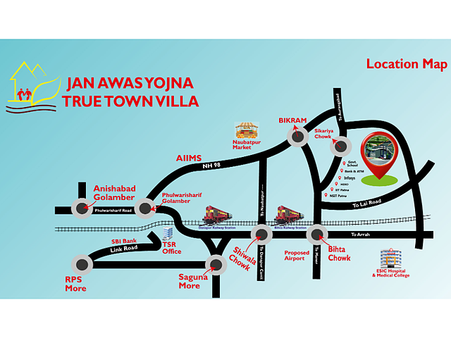True Town Villa Bihta, Patna | Price List & Brochure, Floor Plan ...