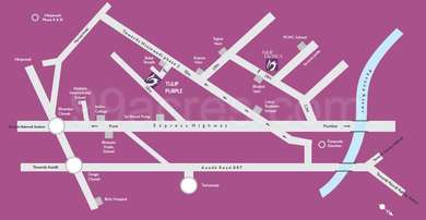 Tulip Properties Tulip Purple Map - Pandhare Wasti, Punawale Location Map