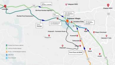 Supreme Universal Builders Supreme Villagio Map - Somatane, Pune ...