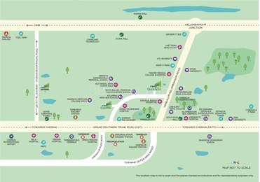 TVS Emerald Atrium At GreenAcres Map - Perungalathur, Chennai South ...