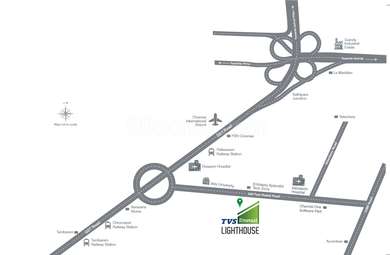 TVS Emerald LightHouse Map - Pallavaram, Chennai Location Map
