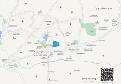 Udaya Group Udaya Skyvert Map - Uppal, Hyderabad Location Map