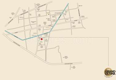 Ultima Associates And Jainam Group The Grand Ultima Map - Vesu, Surat ...