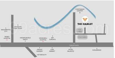 Umbrella Housing Company Umbrella The Hamlet Theur Map - Theur, Pune ...