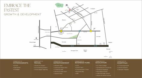 Unicorn Developers Pune Grace Pallacio Map - Lohegaon, Pune Location Map