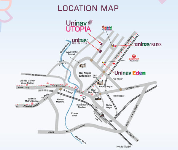 Uninav Utopia Raj Nagar Extension, Ghaziabad | Price List & Brochure ...