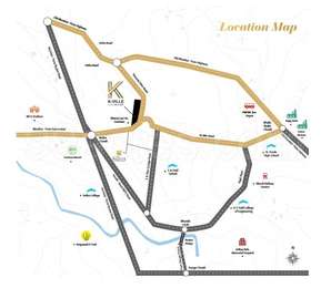 Unique Properties Pune Unique K Ville Map - Ravet, Pune Location Map