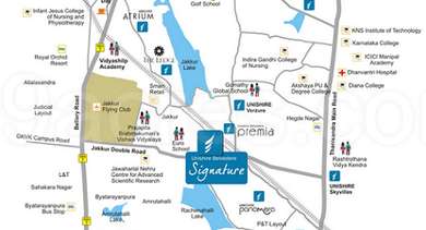 Unishire Builders Unishire Belvedere Signature Map - Thanisandra ...