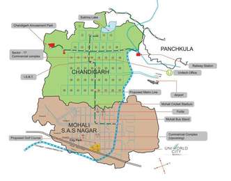 Unitech Group Unitech Executive Floors Map - Mohali, Chandigarh ...