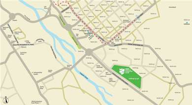 Unitech Group UGCC Burgundy Map - Sector 96, Noida Location Map