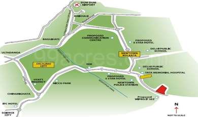 Unitech Group Unitech Universal Downtown Map - New Town, Kolkata East ...