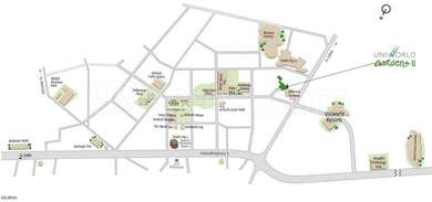 Unitech Group Unitech Uniworld Gardens 2 Map - Sector-47 Gurgaon ...