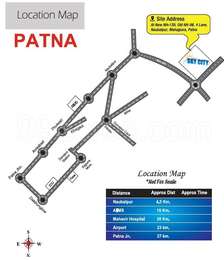 Unitech Engicon Unitech Sky City Map - Naubatpur, Patna Location Map