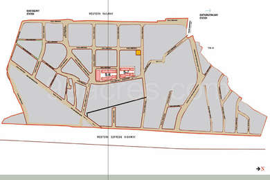 Unitech Group Unitech Amber Uniworld City Map - Santacruz (East ...