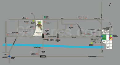 Unitech Group Unitech Cascades Map - Sector Pi 2 Greater Noida Location Map