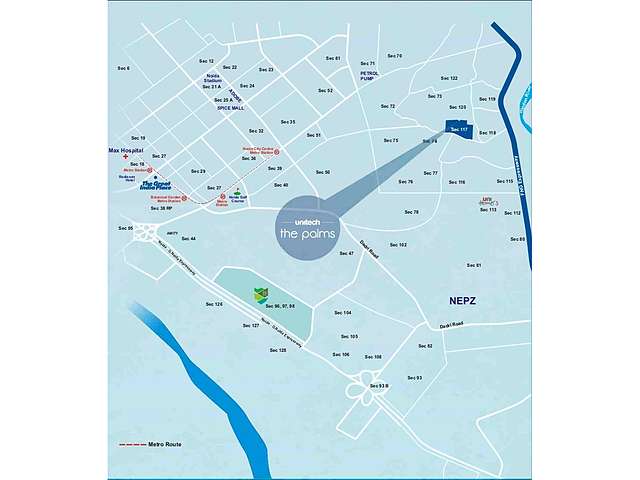 Unitech The Palms Sector-117 Noida Resale Price List, Brochure, Floor ...